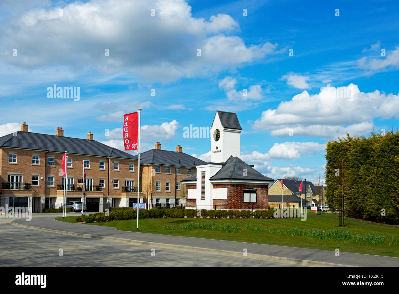 New housing estate, Redrow homes: the Rectory, Southbank, Newton Kyme ...
