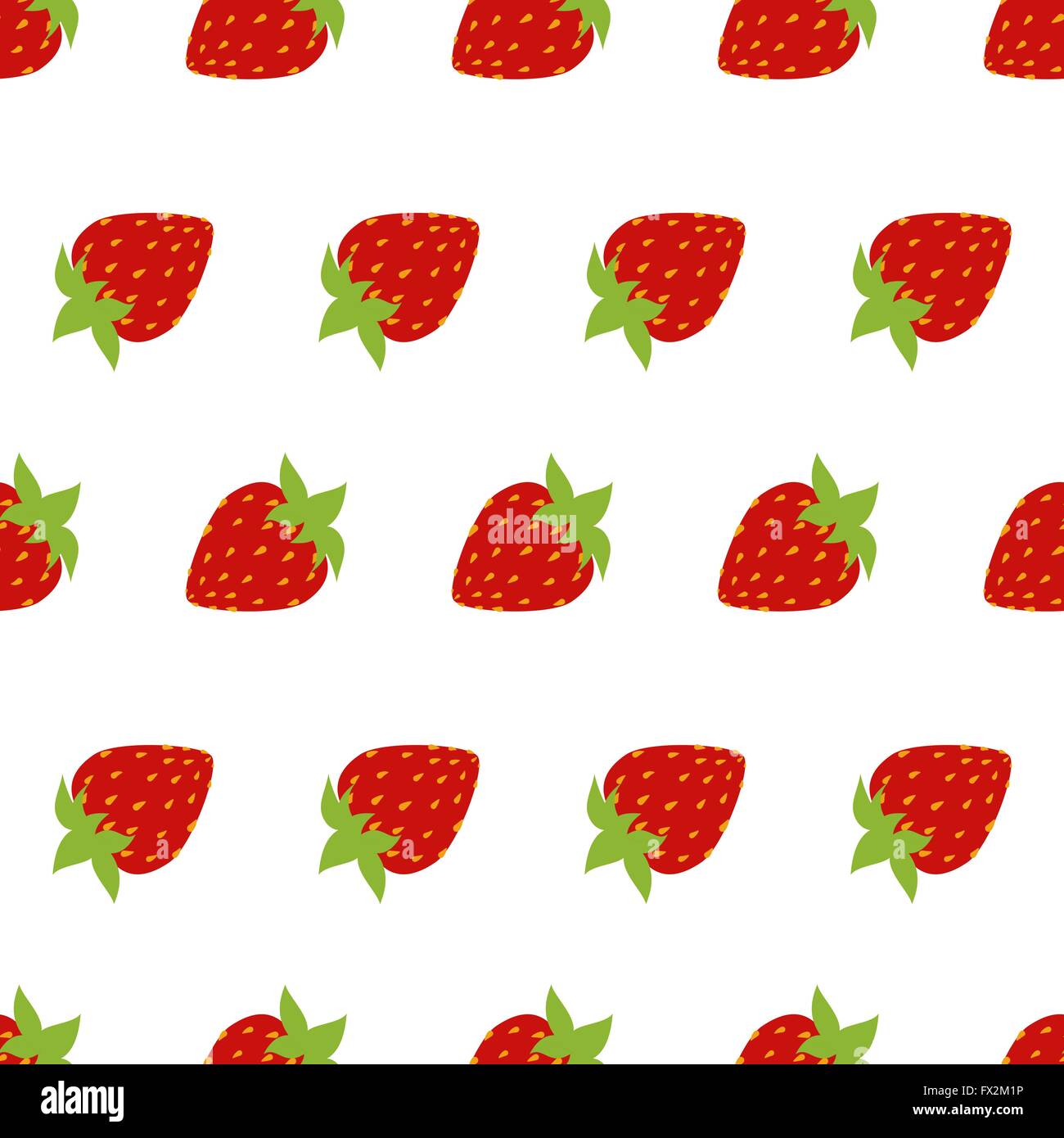 seamless of red strawberries Stock Vector Image & Art - Alamy