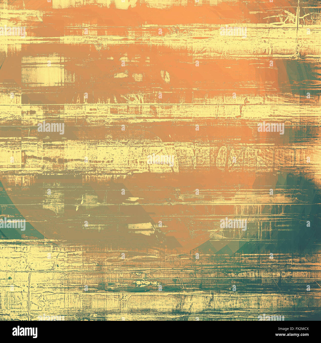 Antique vintage texture, old-fashioned weathered background. With ...