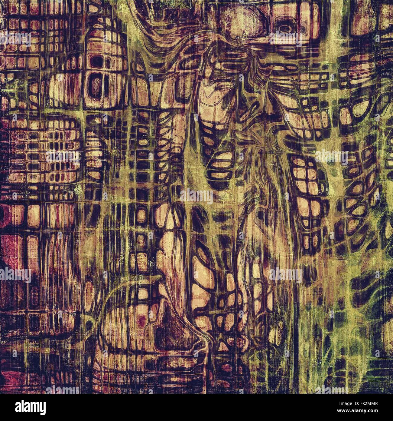 Antique vintage textured background. With different color patterns ...