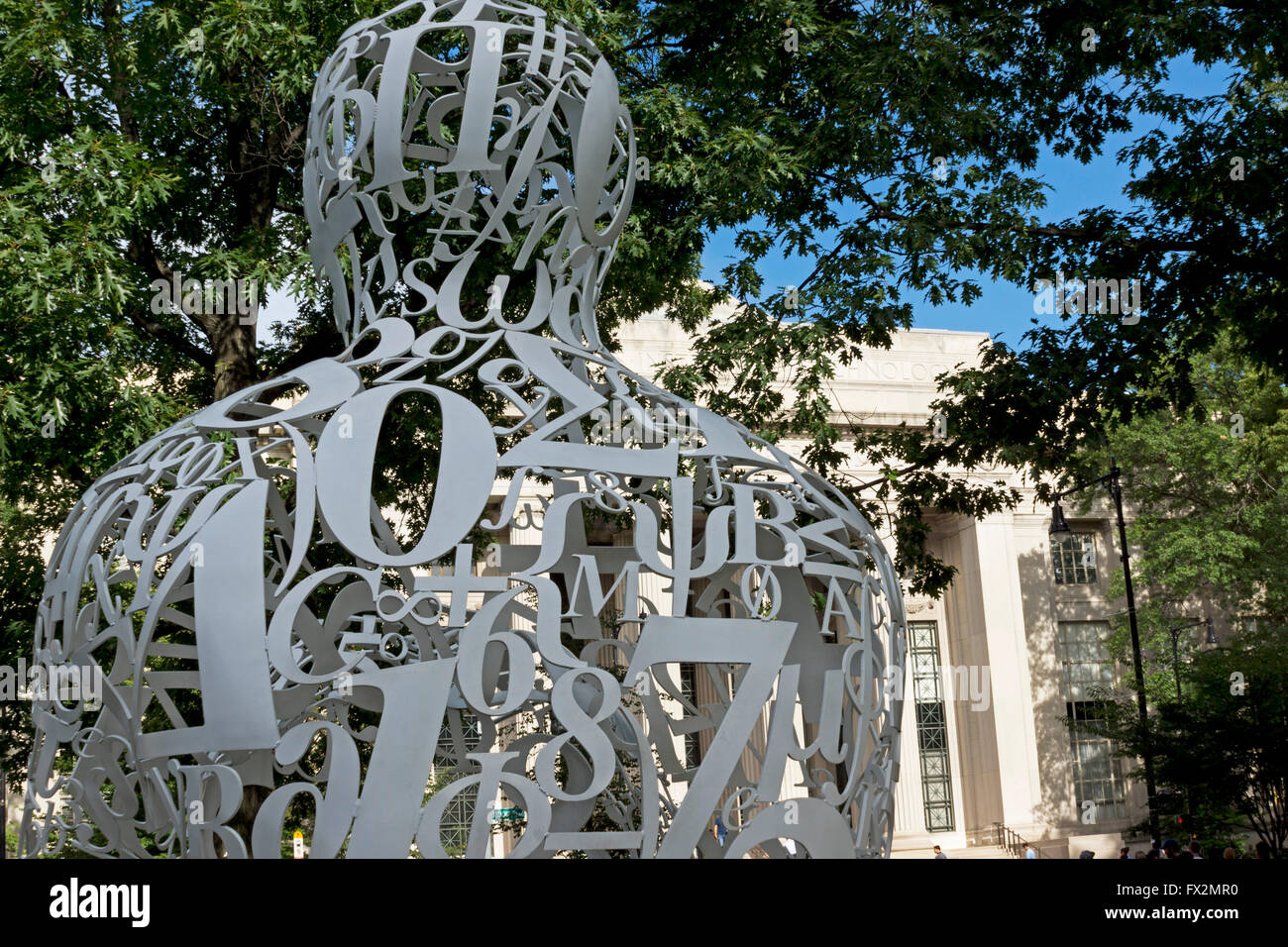 The Alchemist, a sculpture representing Thinking Man, at Boston's ...
