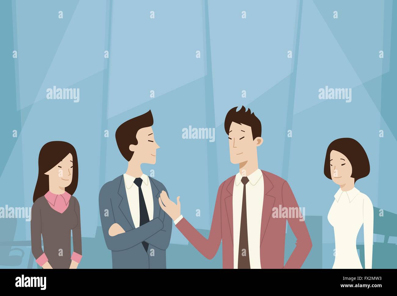 Asian Business People Group Team Talk Communication, Negotiation Stock ...