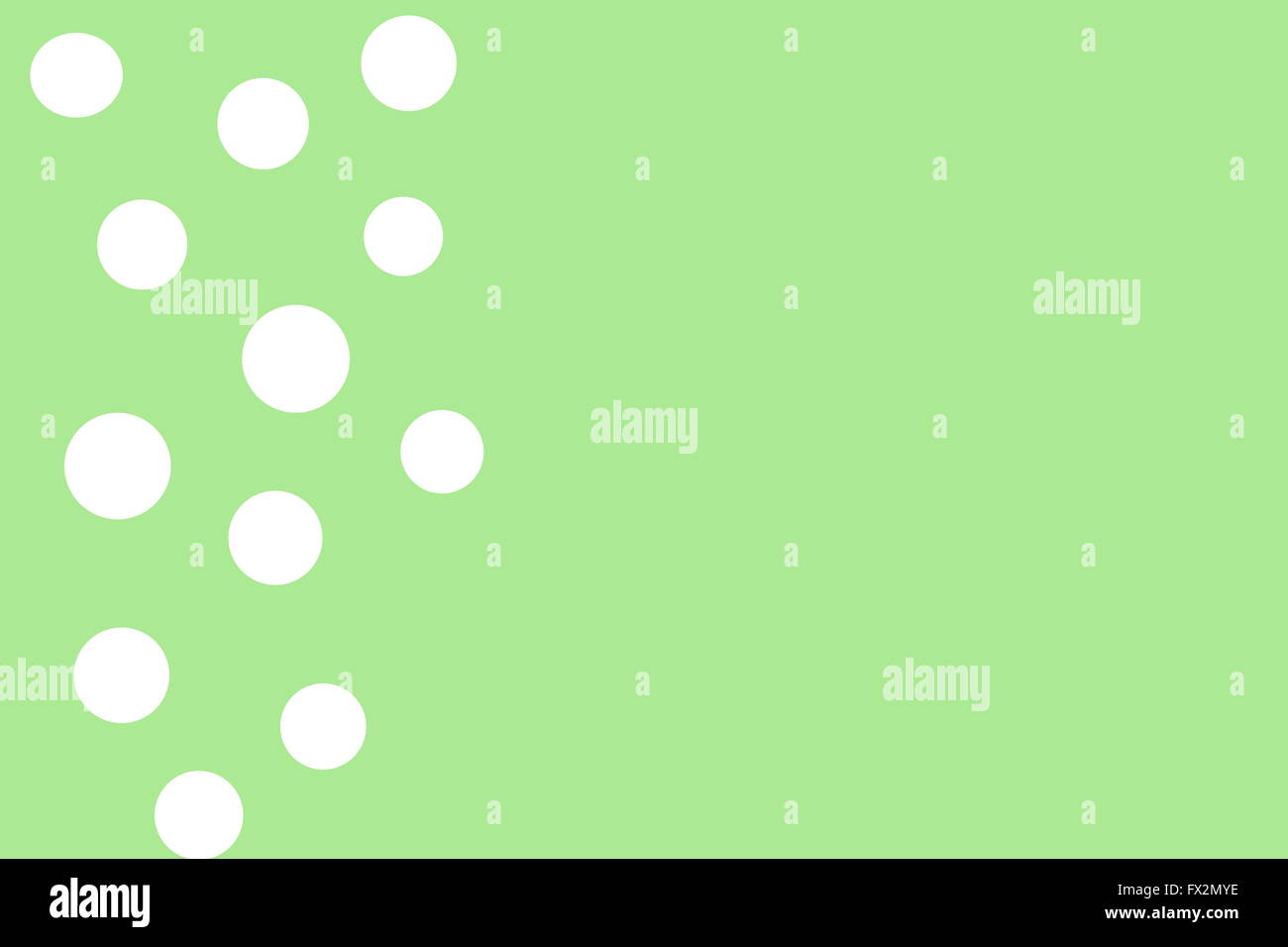 green background with white points Stock Photo - Alamy