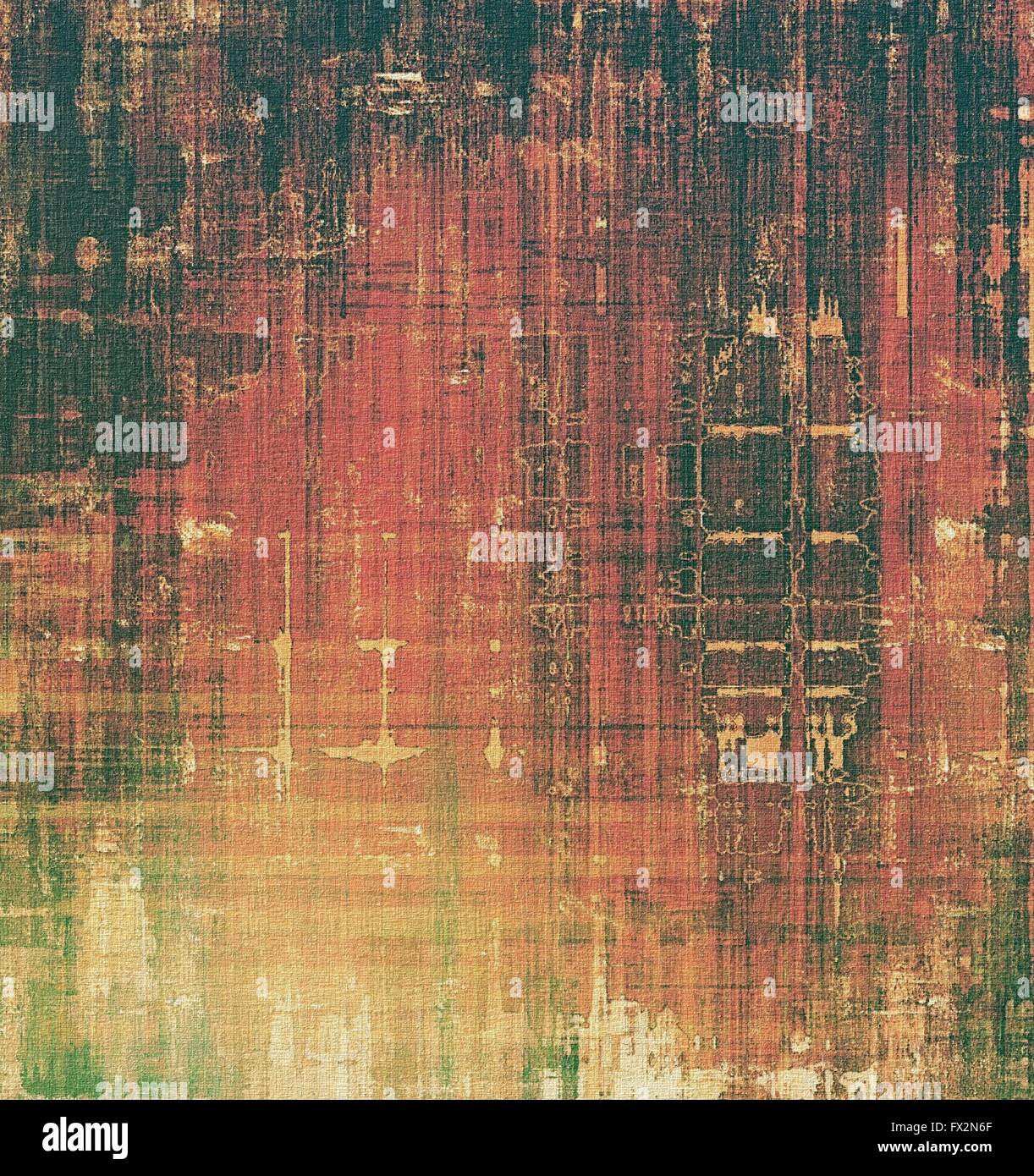 Antique vintage texture, old-fashioned weathered background. With ...