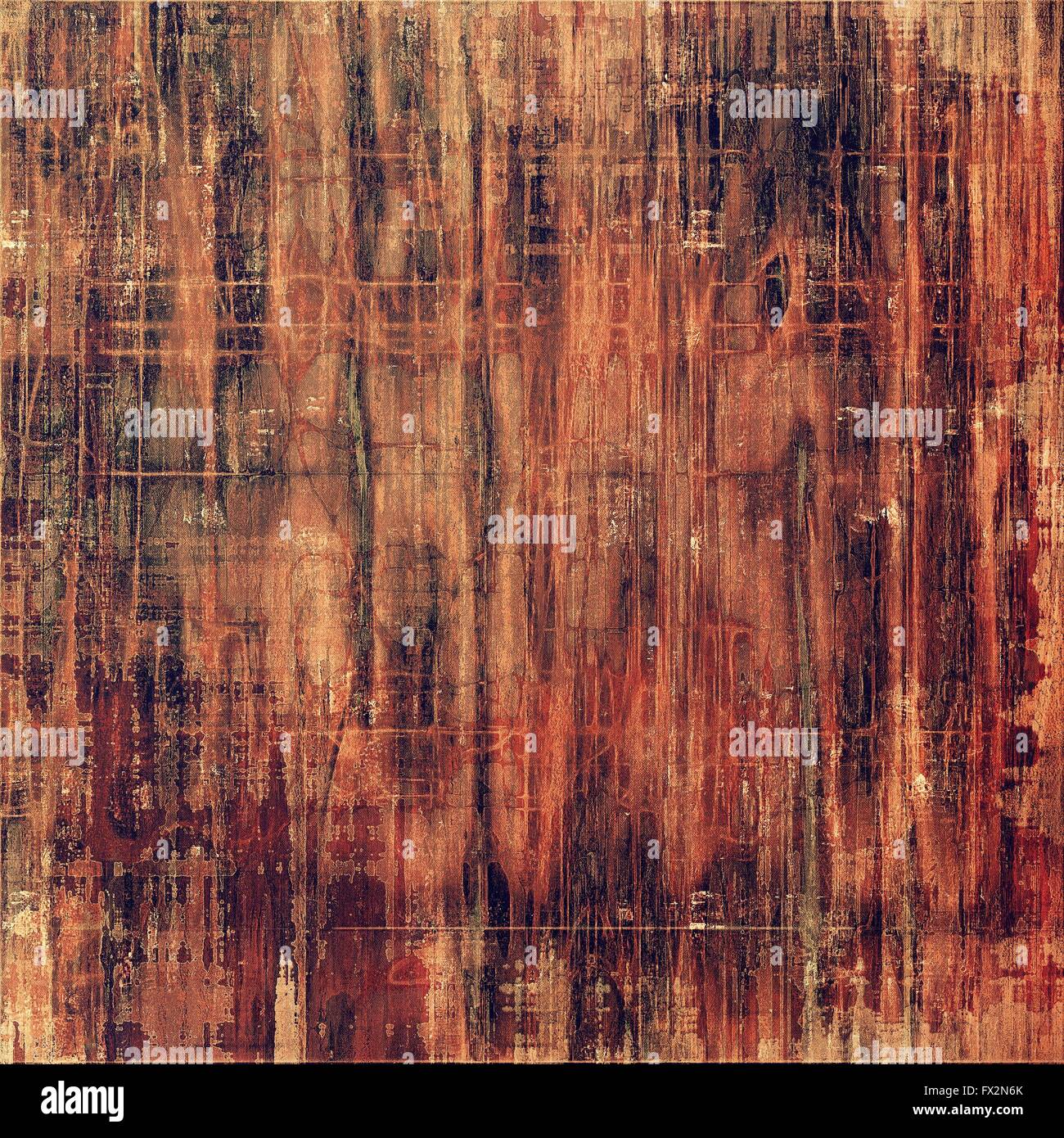 Antique vintage texture, old-fashioned weathered background. With ...