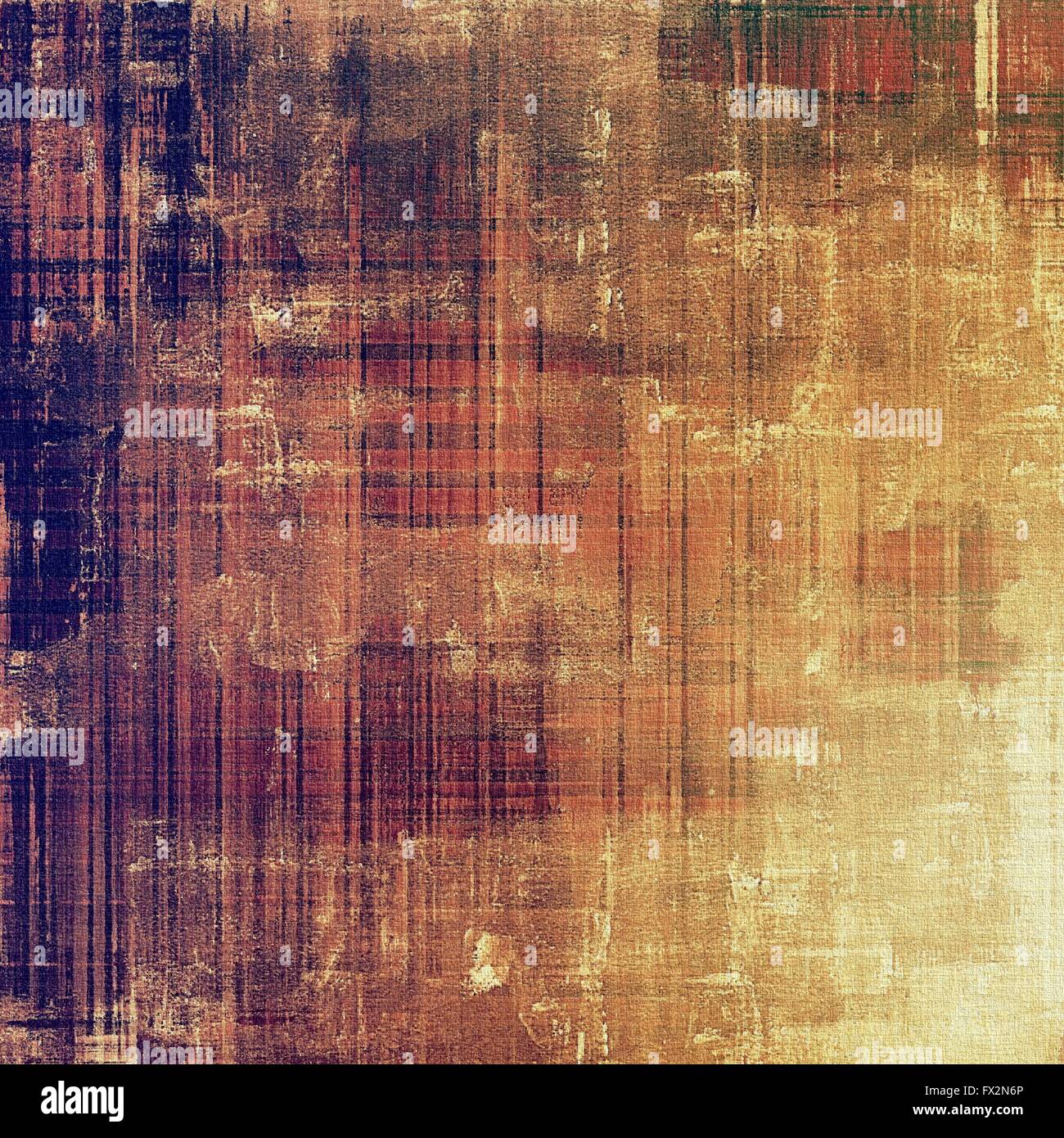 Antique vintage texture, old-fashioned weathered background. With ...