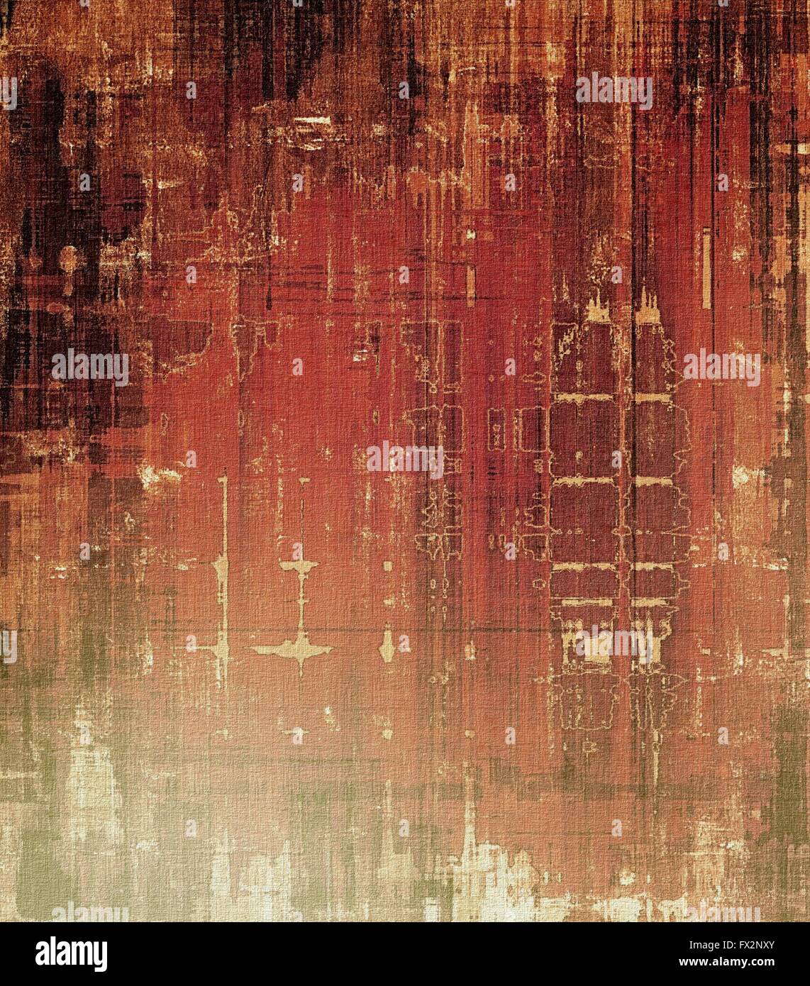 Old abstract texture with grunge stains. With different color patterns ...