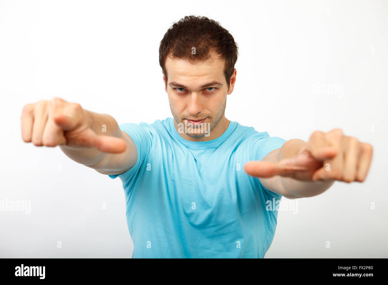 Choice or pick concept - cool young man pointing towards you Stock ...