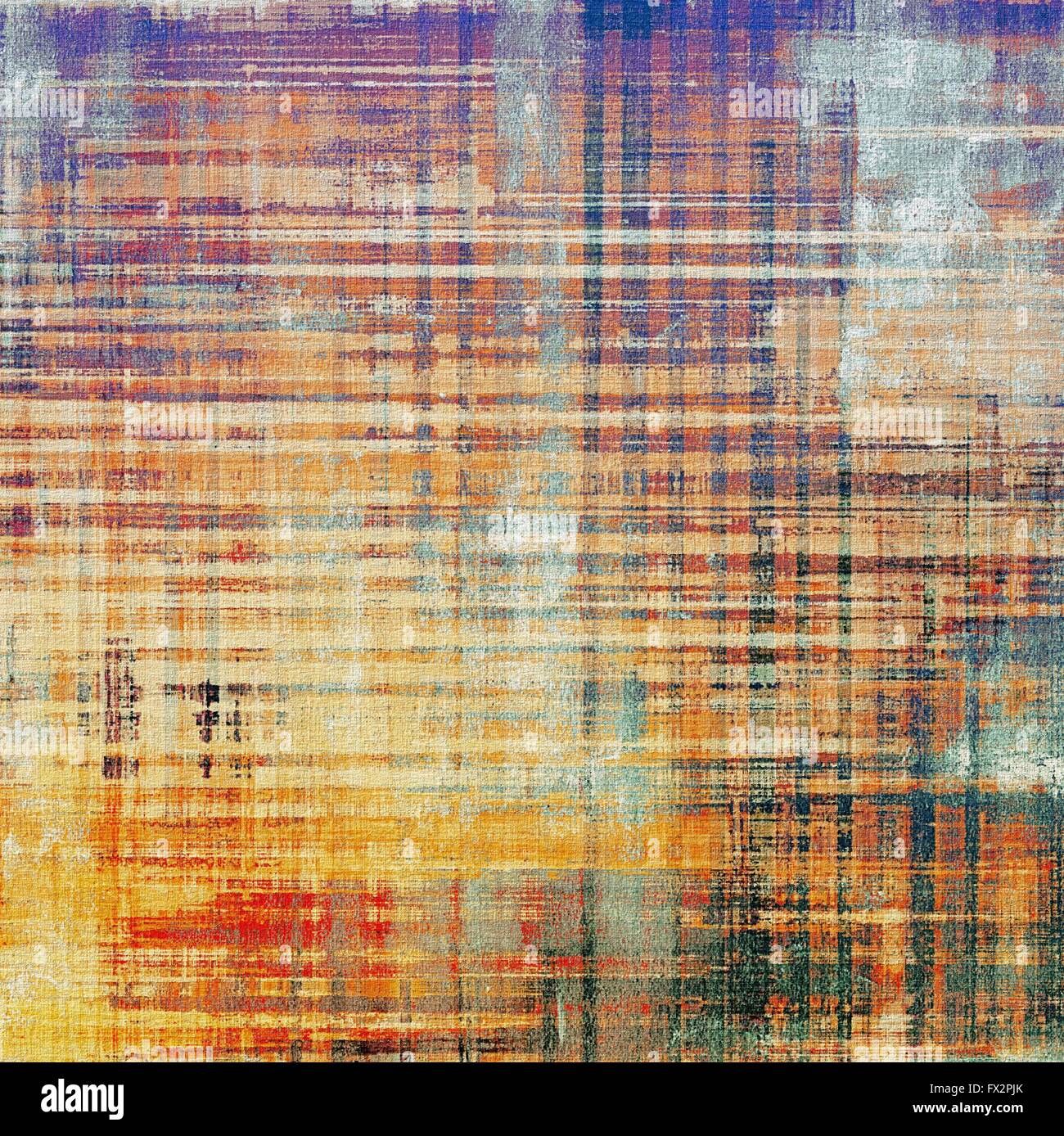 Old abstract texture with grunge stains. With different color patterns ...