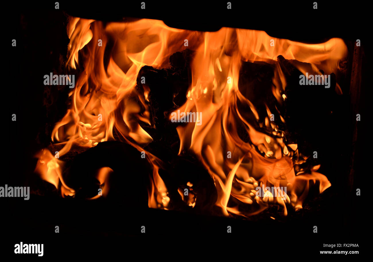 Fire in furnace hi-res stock photography and images - Alamy