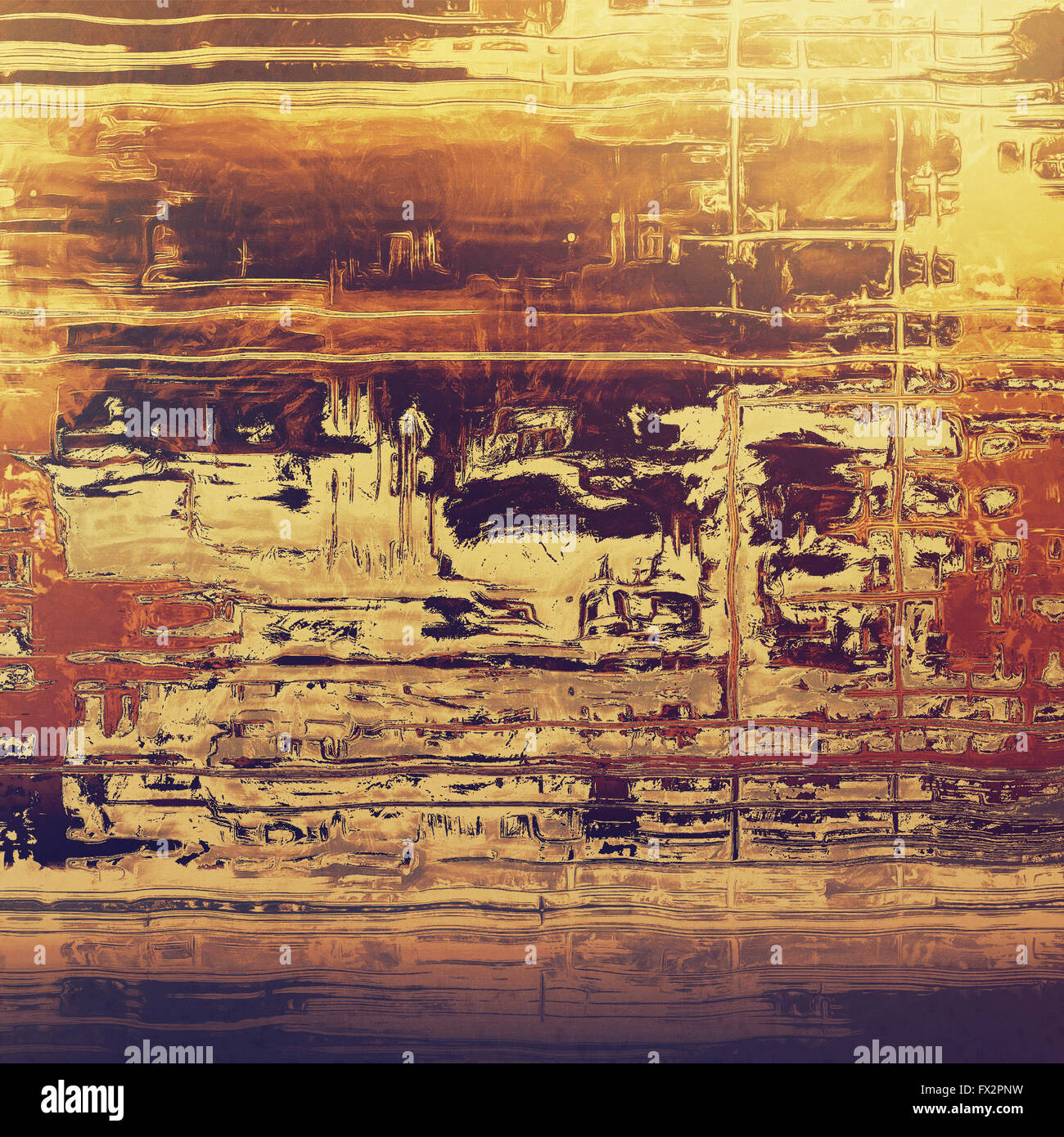 Old-style background, aging texture. With different color patterns ...