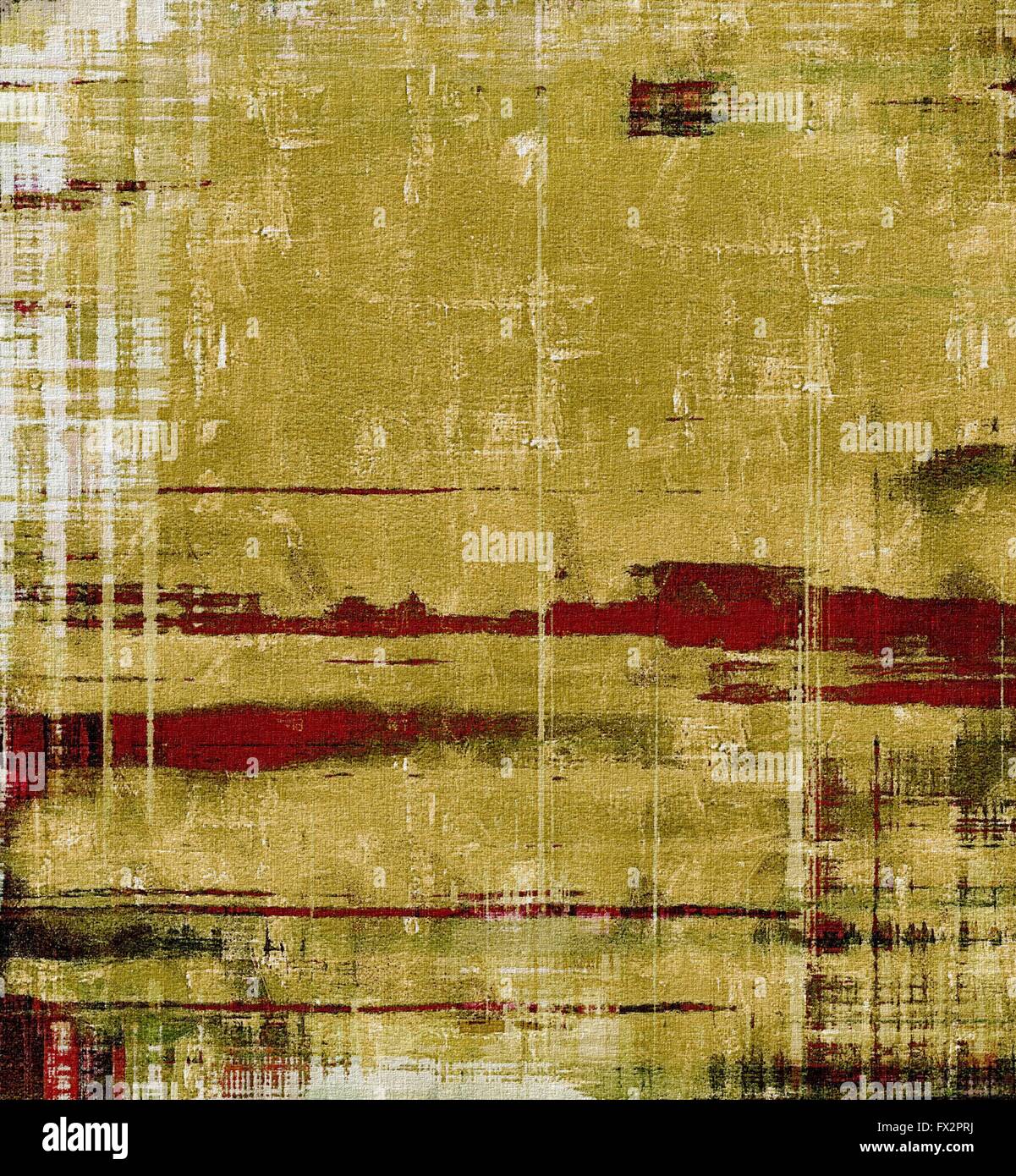 Old school textured background. With different color patterns: yellow ...