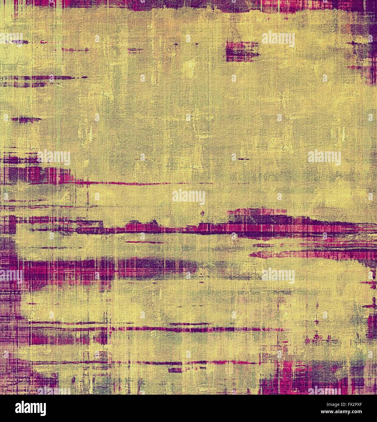 Old Texture or Background. With different color patterns: yellow (beige ...