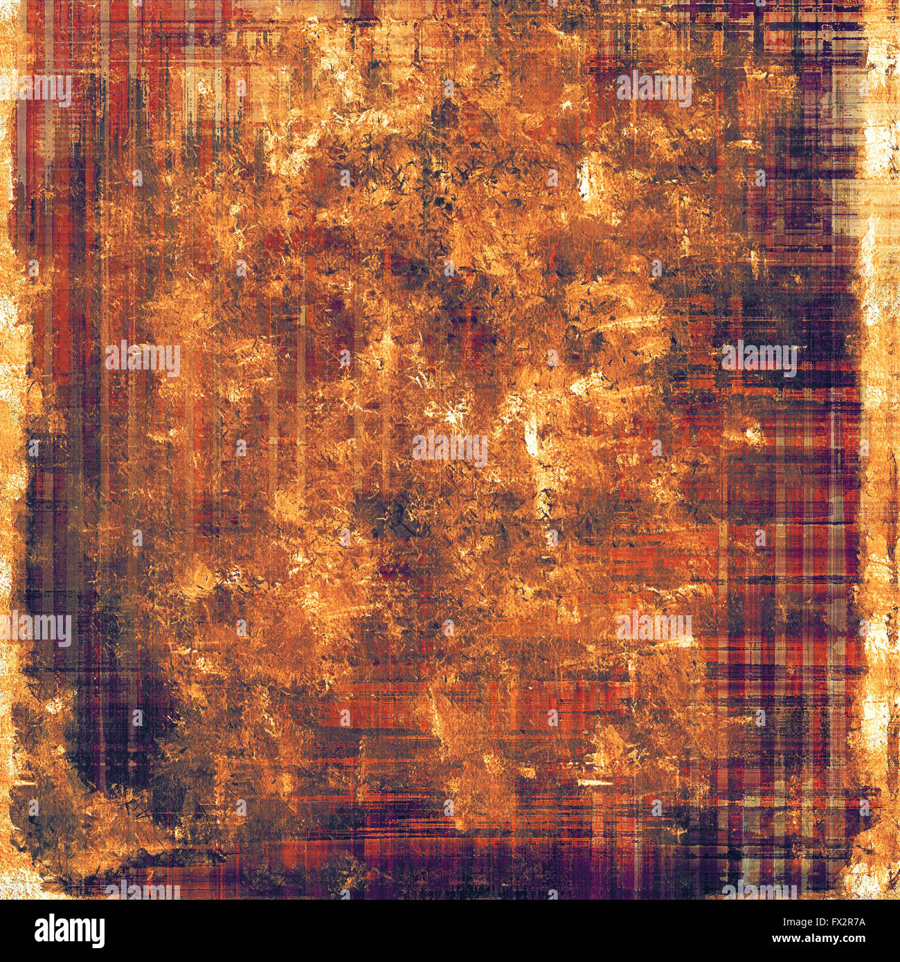 Grunge aging texture, art background. With different color patterns ...