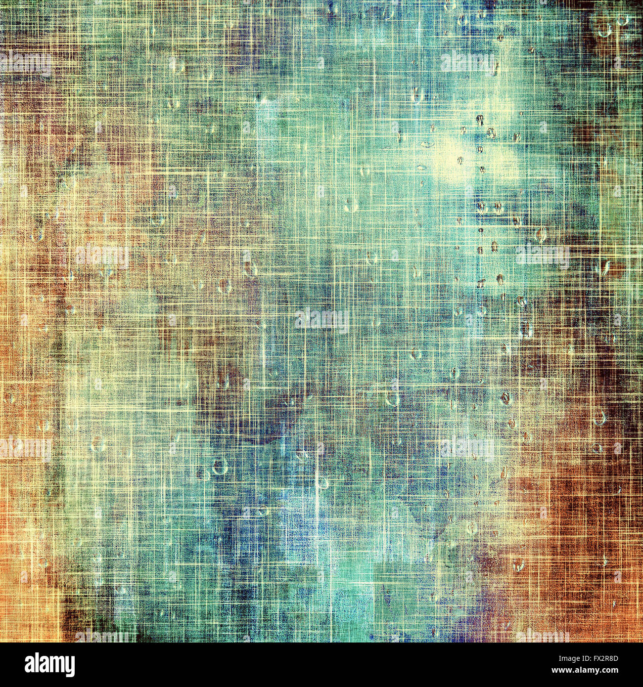 Retro texture. With different color patterns: brown; cyan; green; blue ...