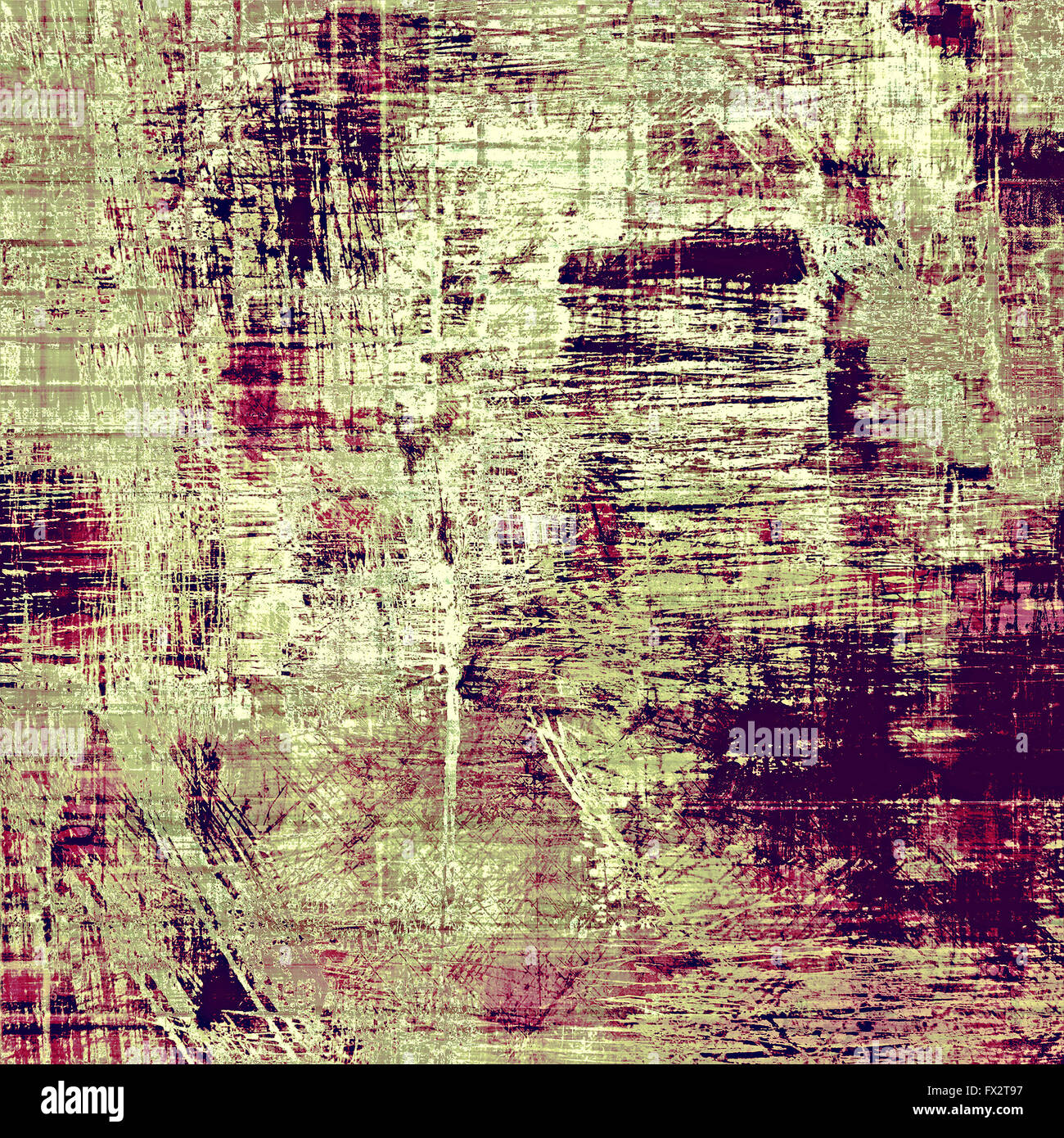 Antique vintage texture, old-fashioned weathered background. With ...