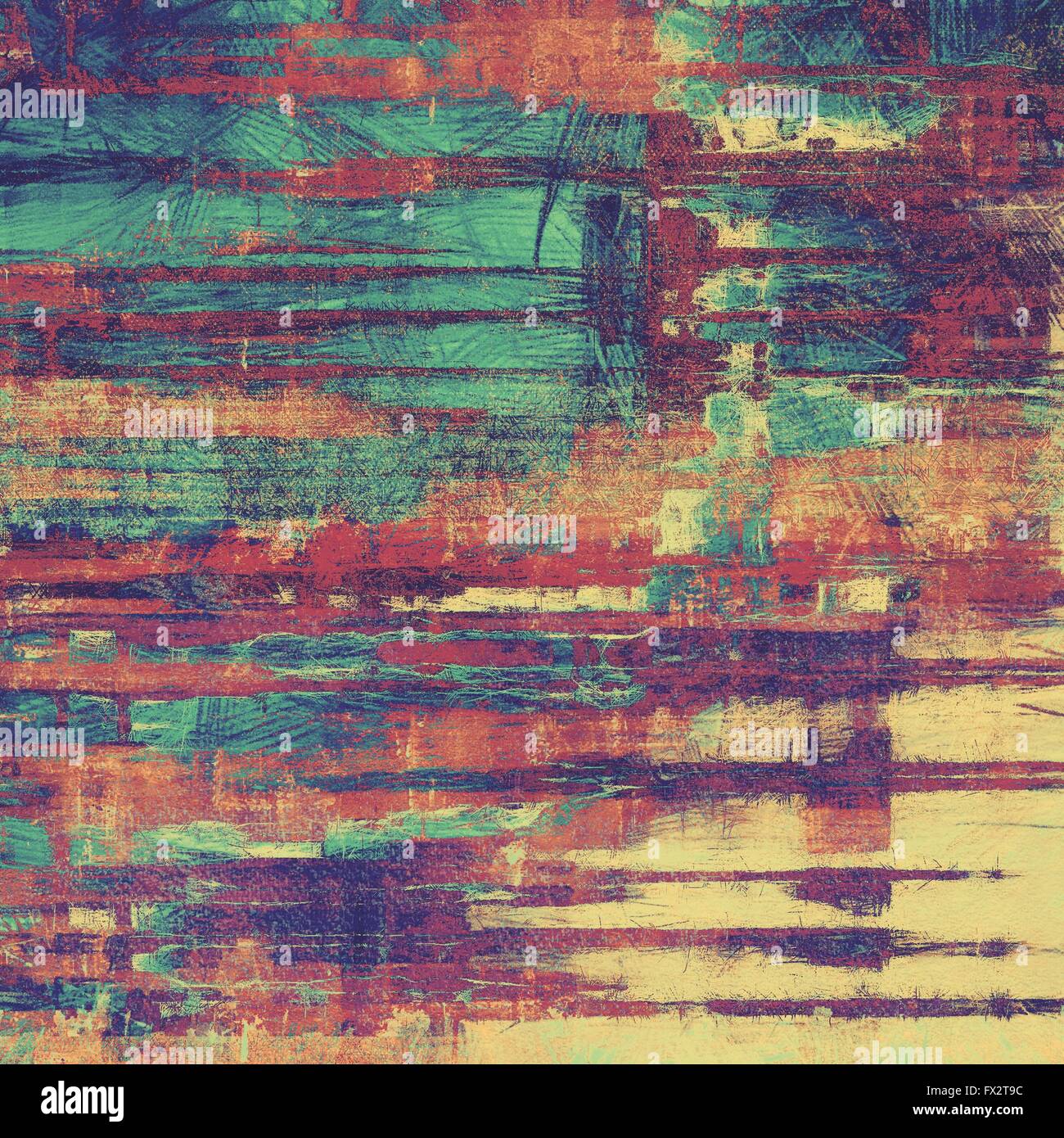 Antique vintage texture, old-fashioned weathered background. With ...