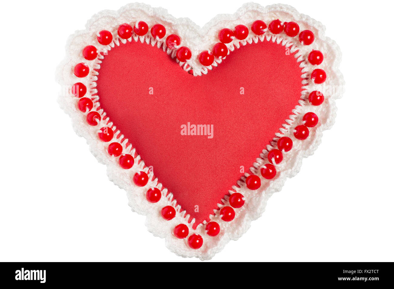 Handmade heart isolated Stock Photo - Alamy