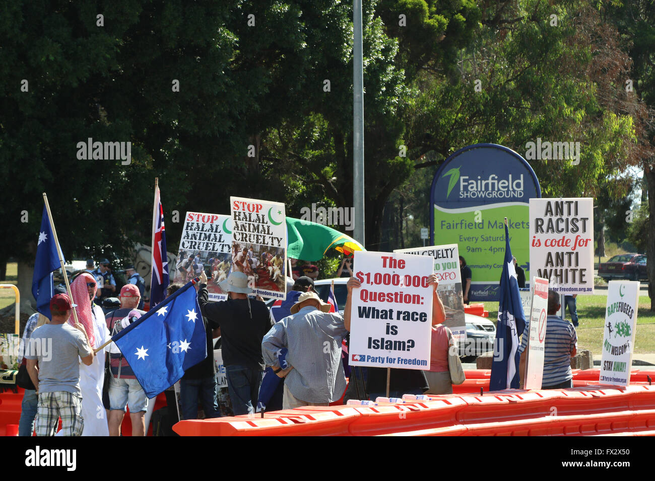 Sydney, Australia. 10 April 2016. The Australian Party for Freedom held ...