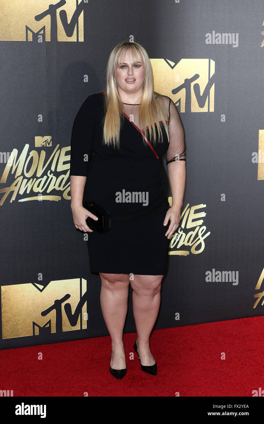 Burbank, Los Angeles, USA. 9th April, 2016. Comedian Rebel Wilson ...