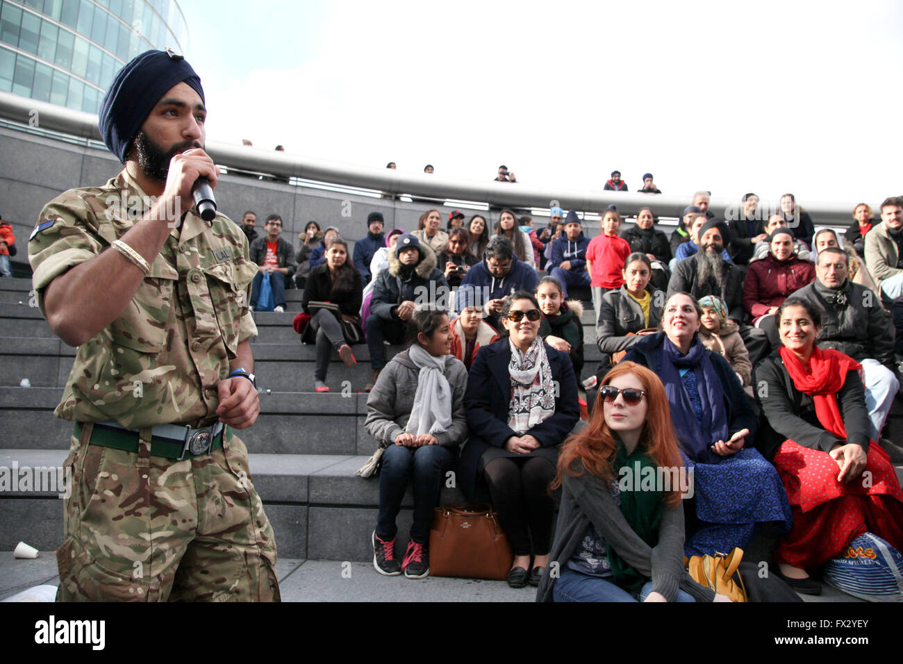 City Hall, London, UK. 9 April 2016. Sikhs from all over the UK ...