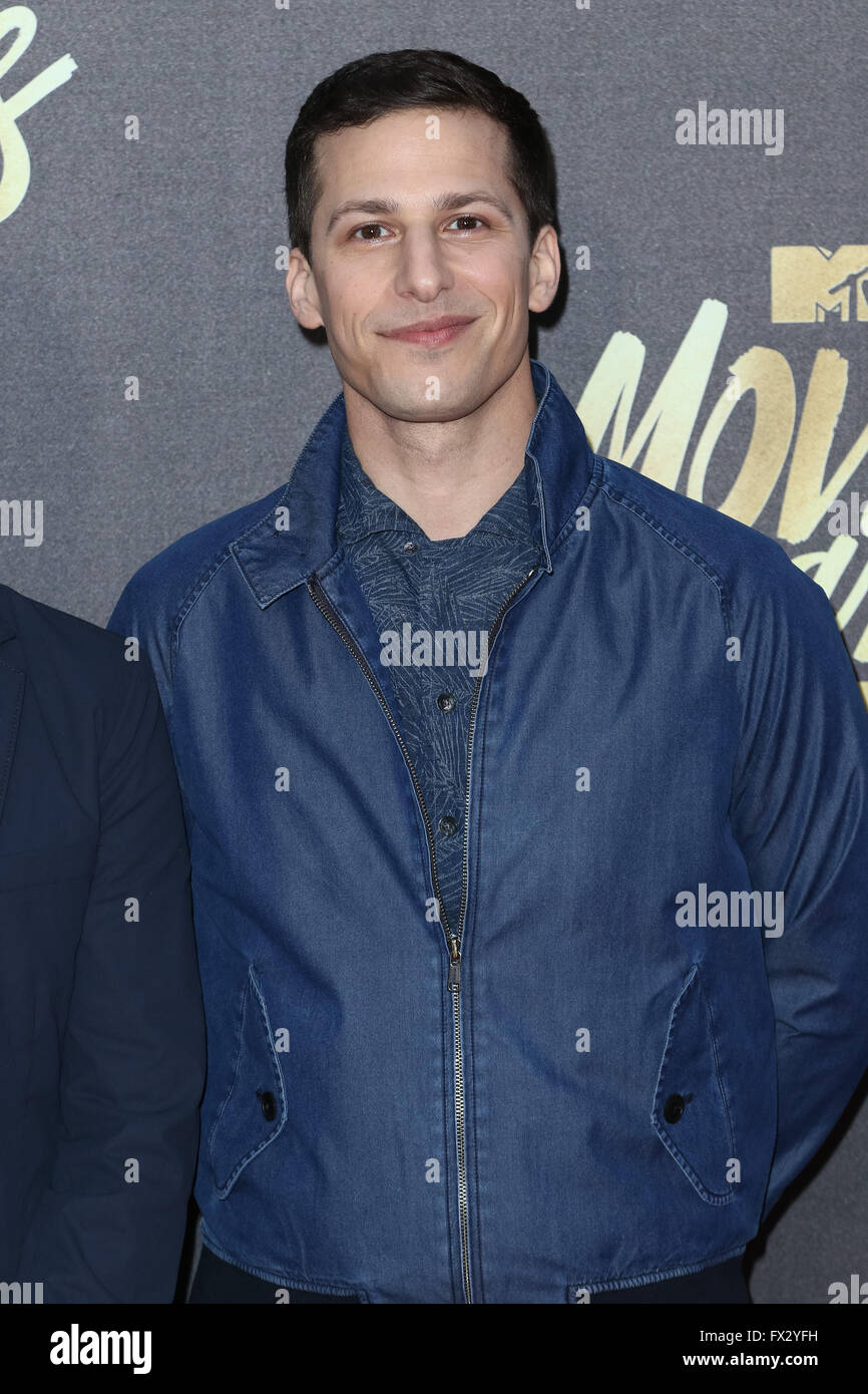 Andy samberg mtv movie awards hi-res stock photography and images - Alamy