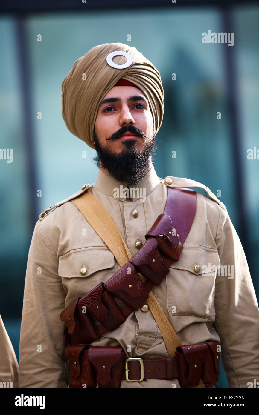 Sikhs in first world war uniform hi-res stock photography and images ...
