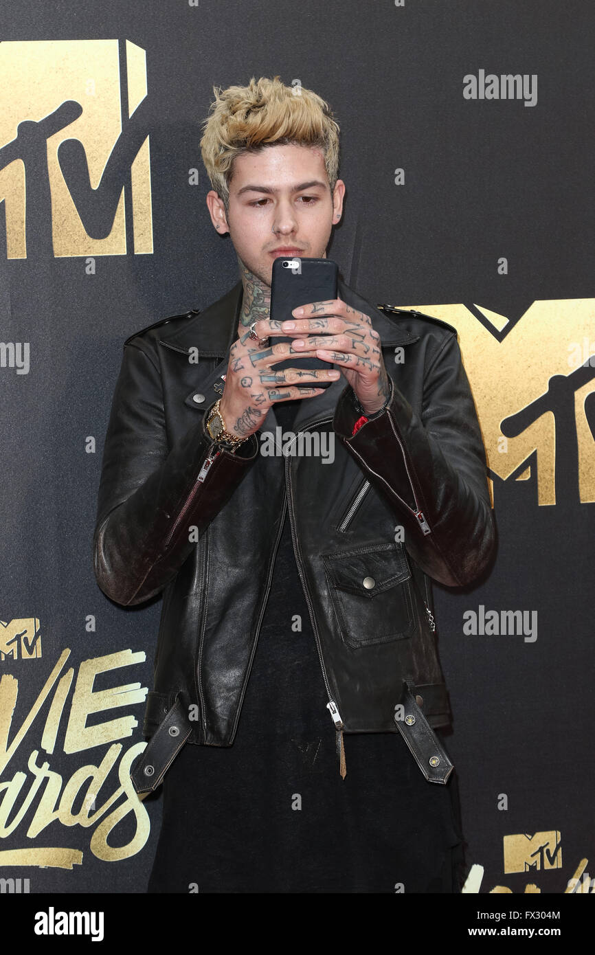 Burbank, Los Angeles, USA. 9th April, 2016. Recording artist T. Mills ...