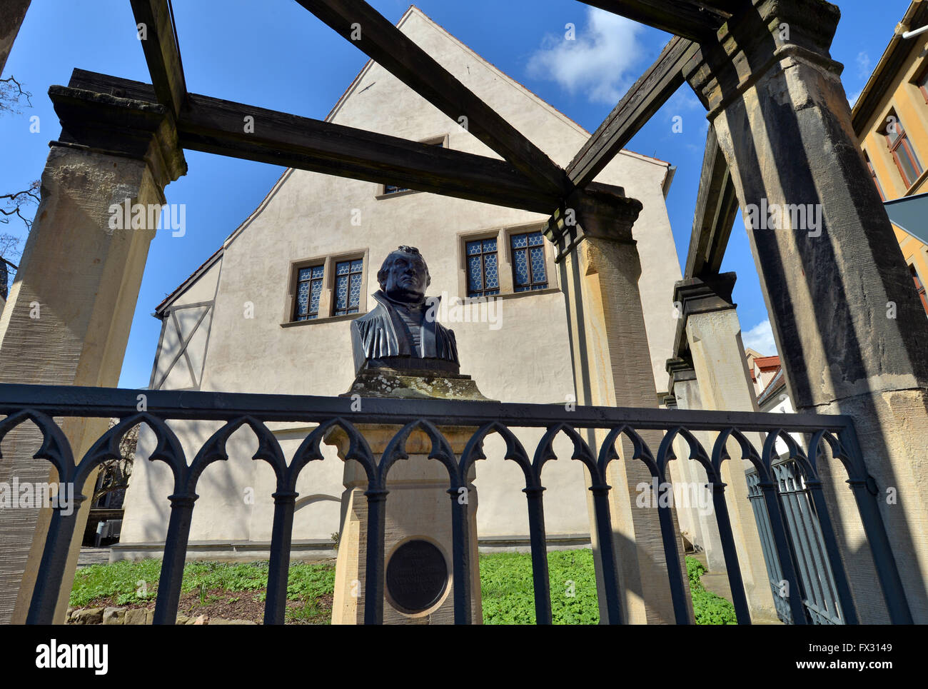Eisleben, Germany. 08th Apr, 2016. View of the birthplace of Martin ...