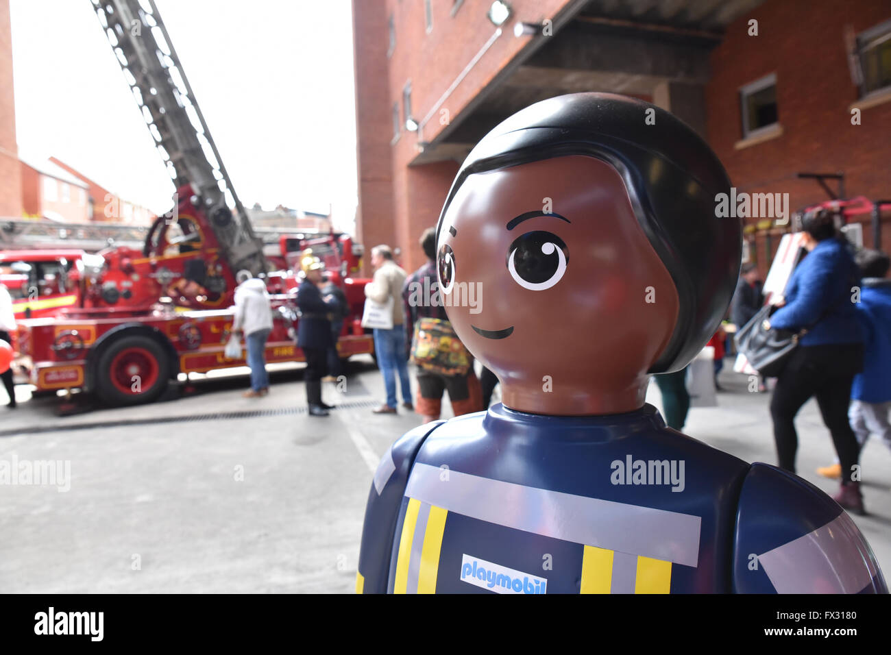 Shaftsbury Avenue, London, UK. 10th April 2016. The Soho Fire Station ...