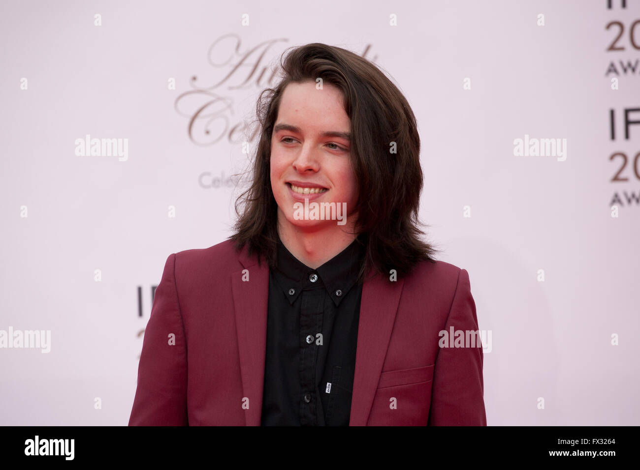 Dublin, Ireland. 9th April, 2016. Actor and singer Ferdia Walsh-Peelo ...