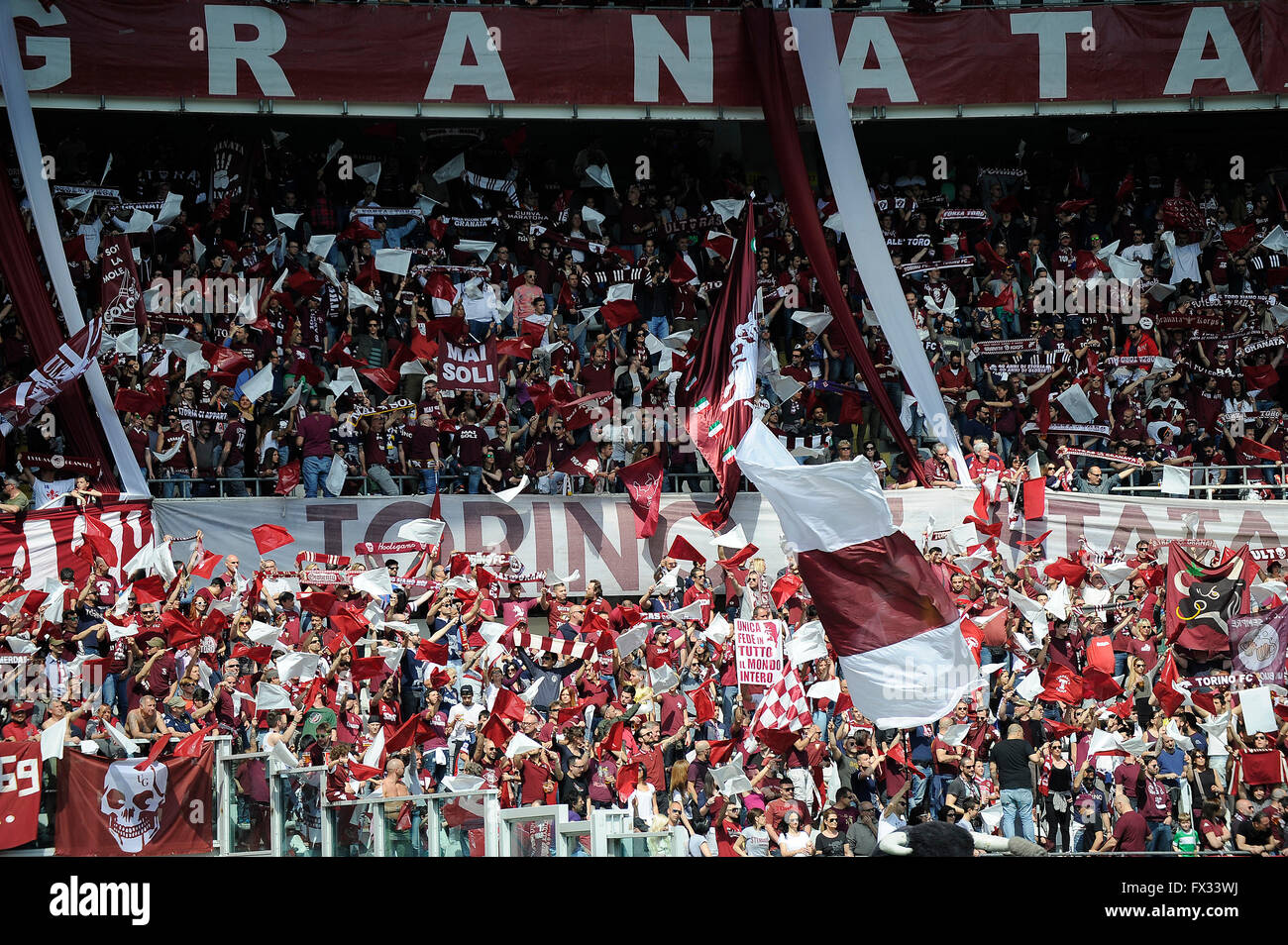 Torino football fans hi-res stock photography and images - Alamy