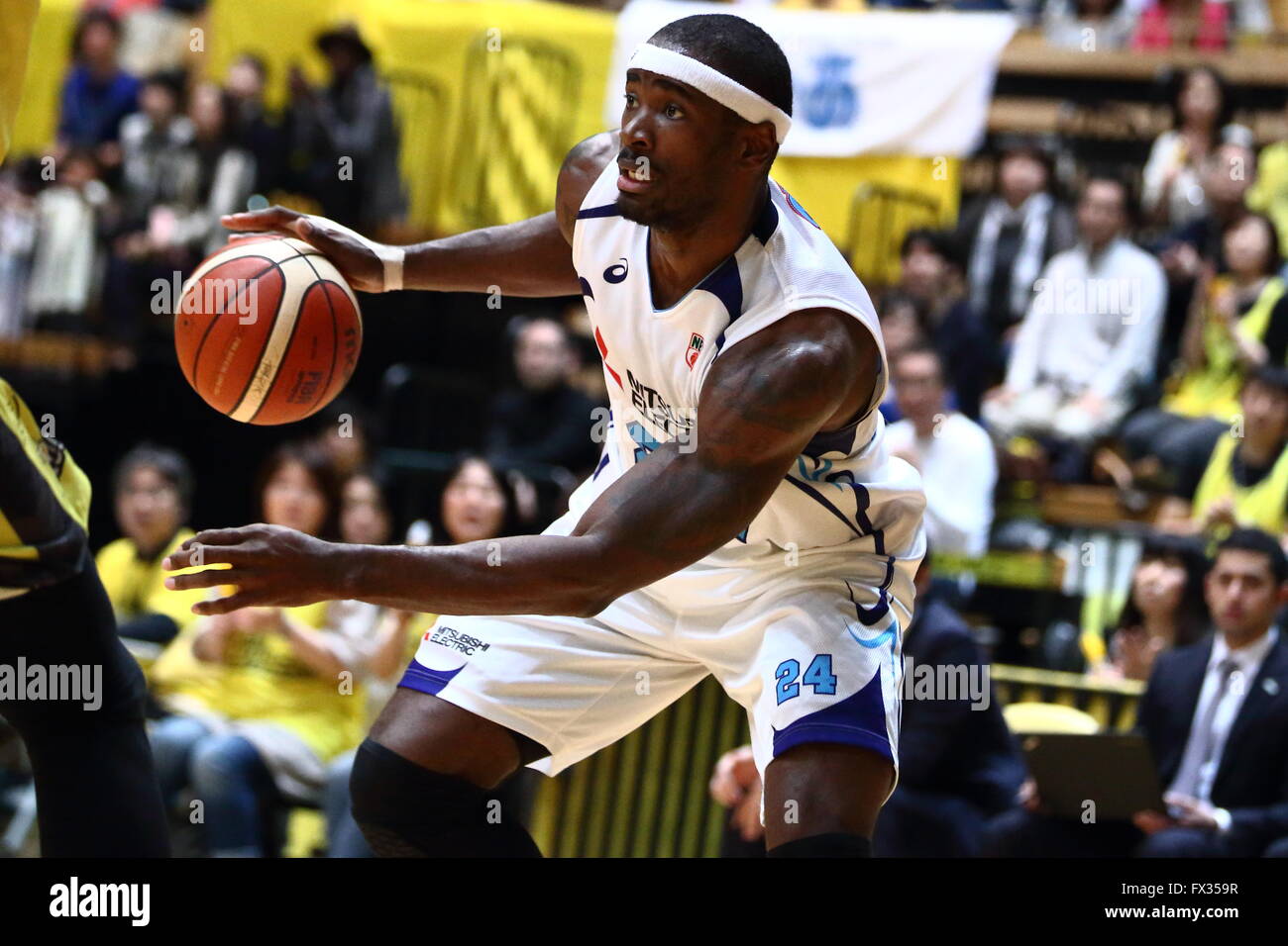 Ota-City General Gymnasium, Tokyo, Japan. 10th Apr, 2016. Justin ...