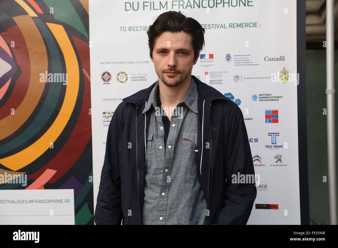 Athens, Greece. 9th Apr, 2016. French actor RAPHAEL PERSONNAZ attends ...