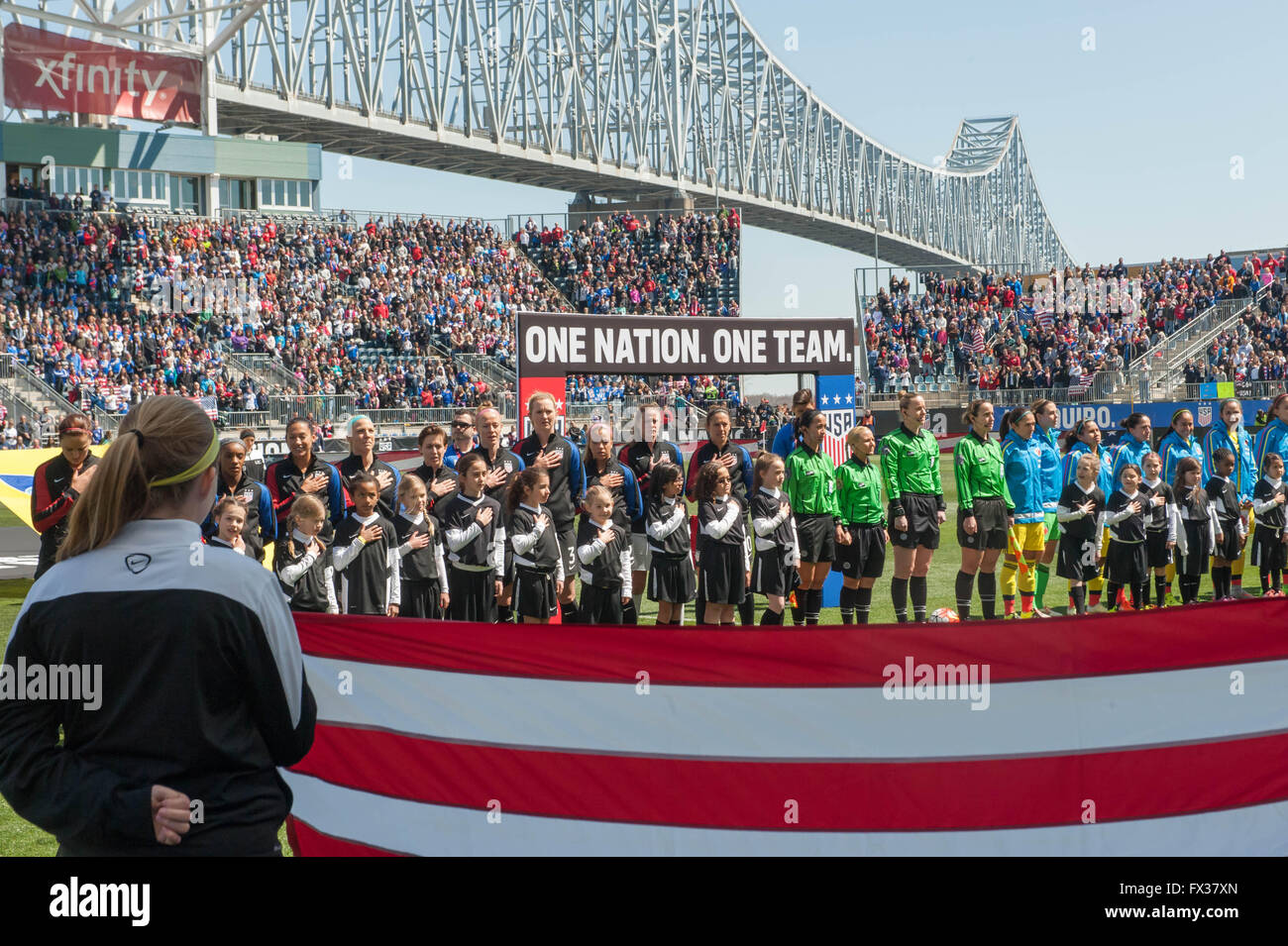 Soccer players anthem hi-res stock photography and images - Alamy