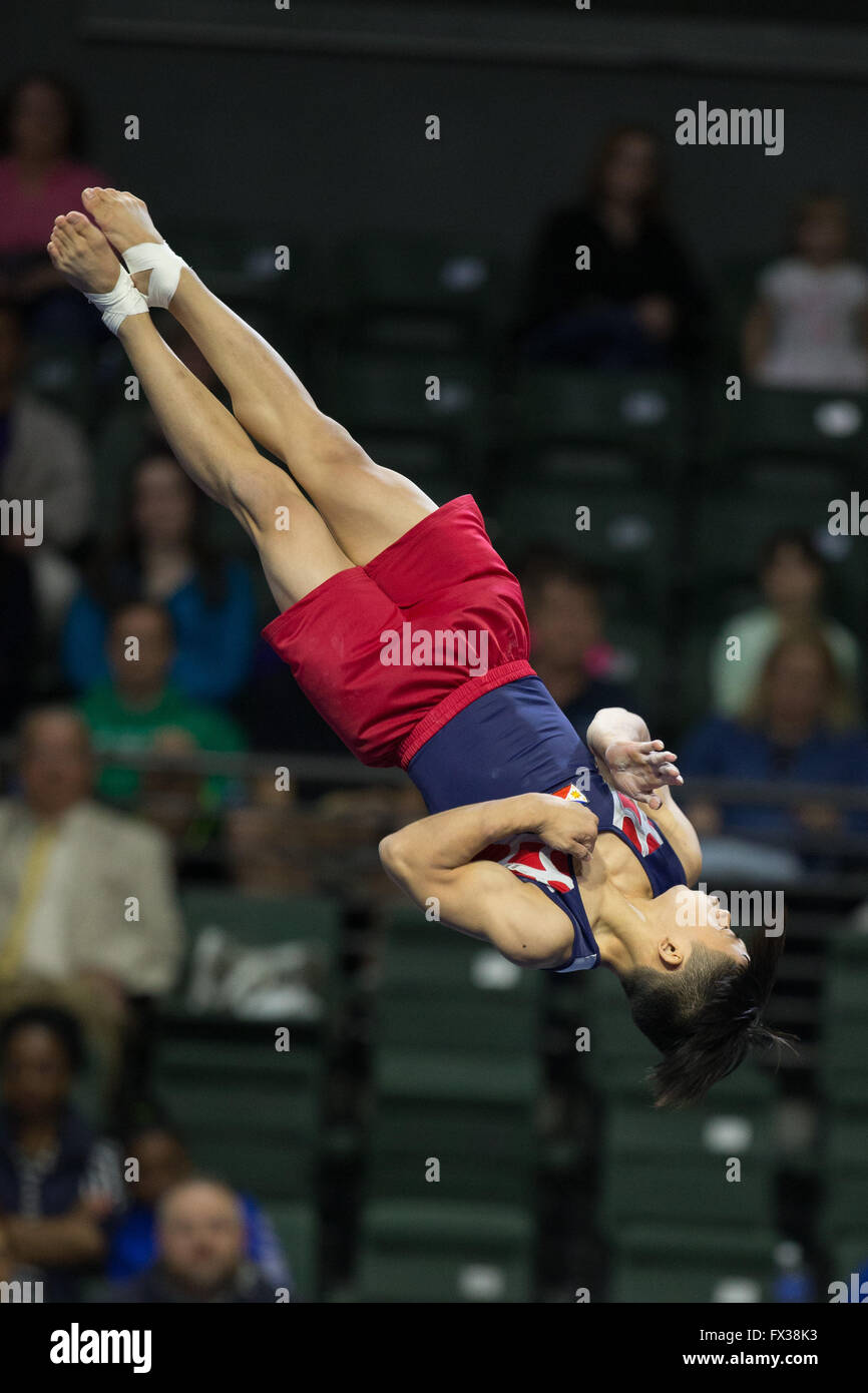 April 10, 2016: Gymnast Carlos Edriel Yulo from the Philippines ...