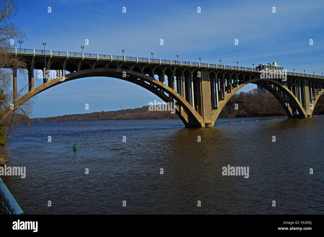 Ford Parkway Bridge in Minnesota Stock Photo - Alamy