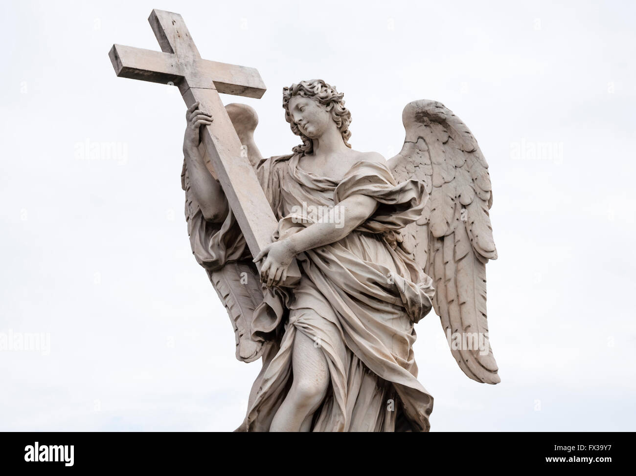 Angel With The Cross Stock Photos & Angel With The Cross Stock Images ...