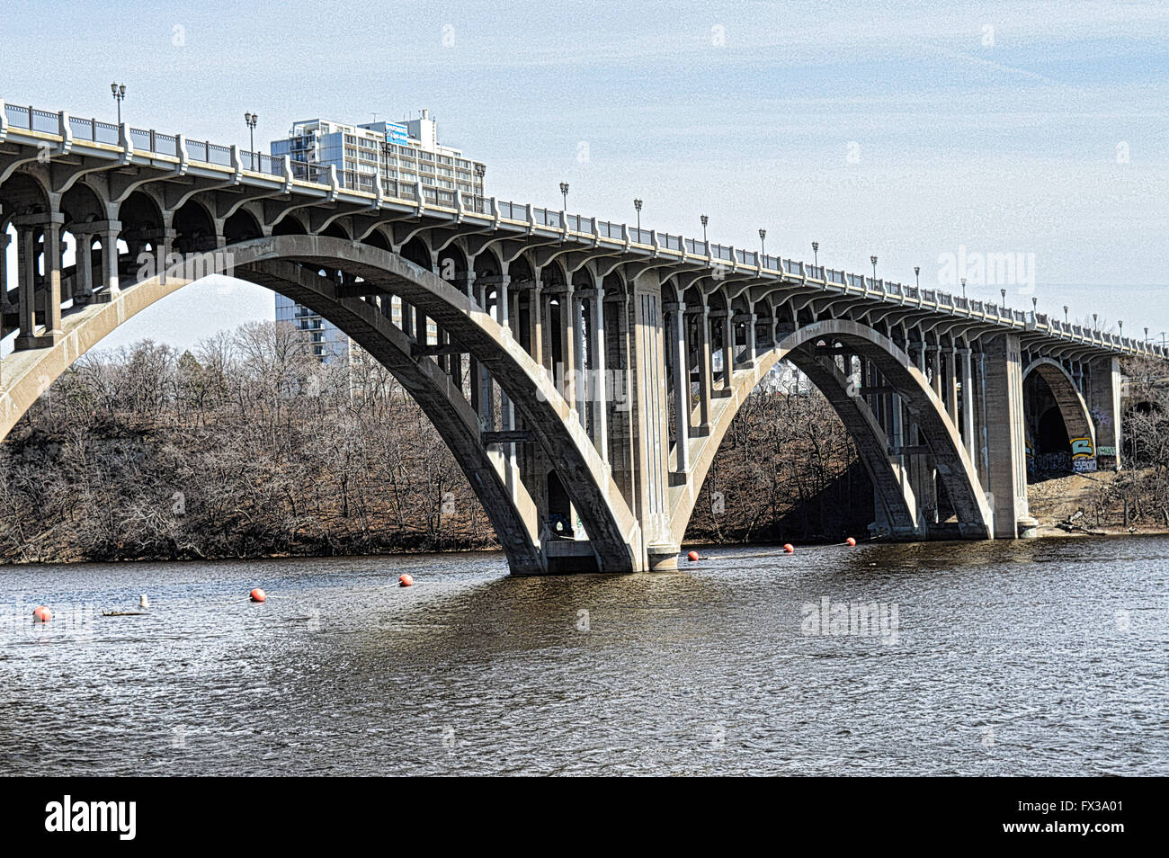 Ford Parkway Bridge in Minnesota Stock Photo - Alamy
