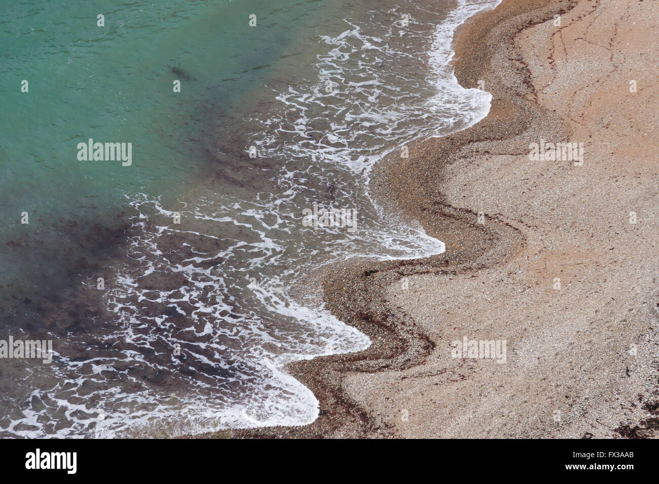 Wave patterns in the sand Stock Photo - Alamy