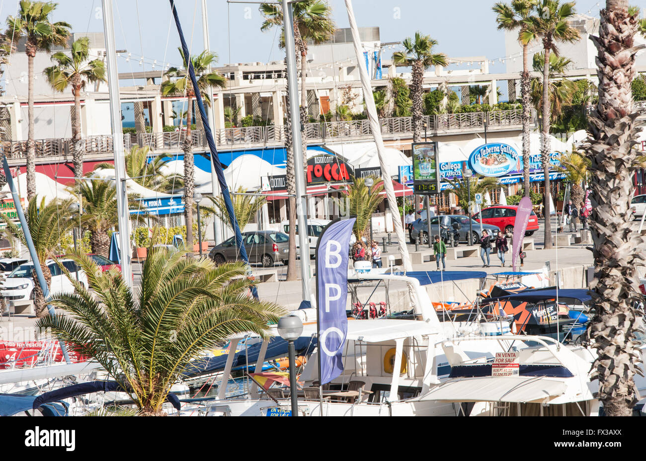 At Port Olimpic Marina, Olympic Port,Barcelona,Catalonia,Spain,Europe ...