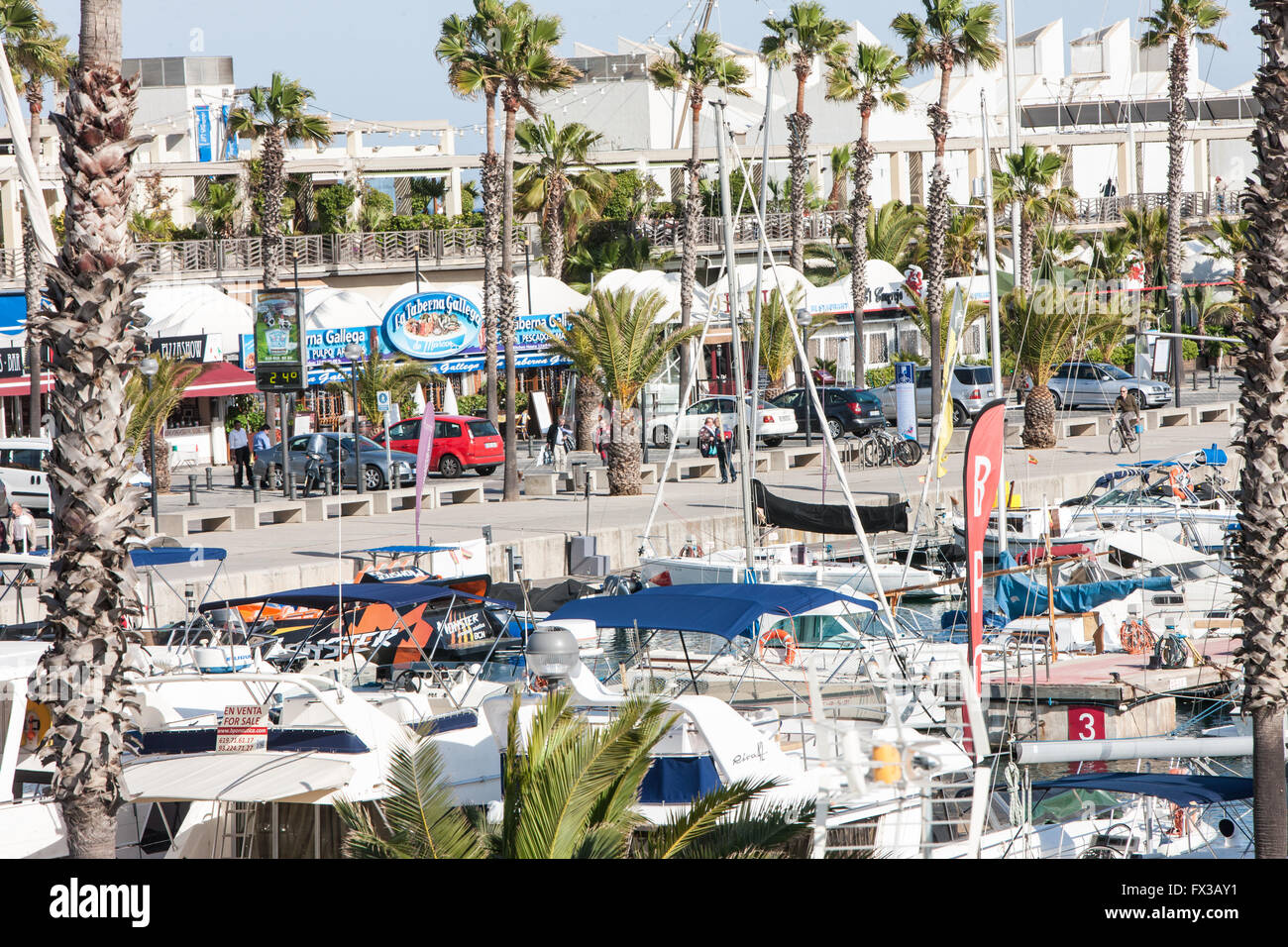 At Port Olimpic Marina, Olympic Port,Barcelona,Catalonia,Spain,Europe ...
