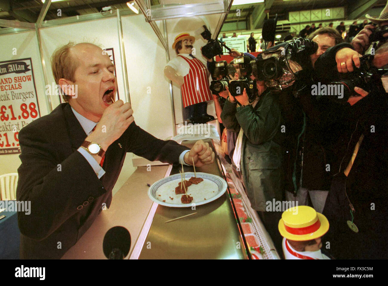 Tory leader William Haig visits the Royal Highland Show at Ingliston ...