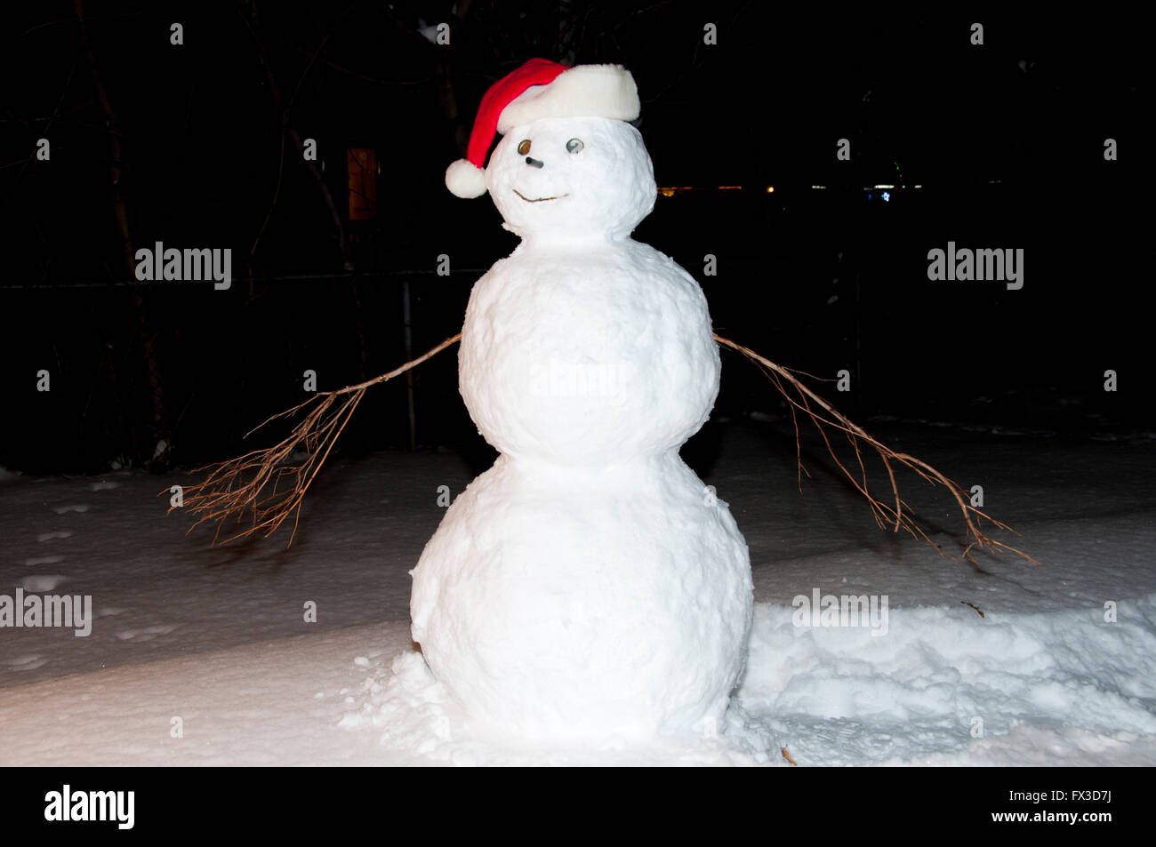 Real snowman hi-res stock photography and images - Alamy