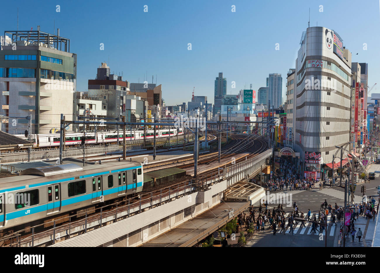Japan tokyo ueno train hi-res stock photography and images - Alamy