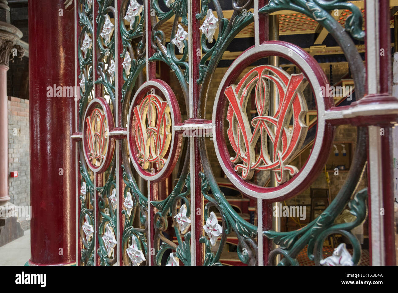 Interior of the Crossness Pumping Station which was built by Sir Joseph ...