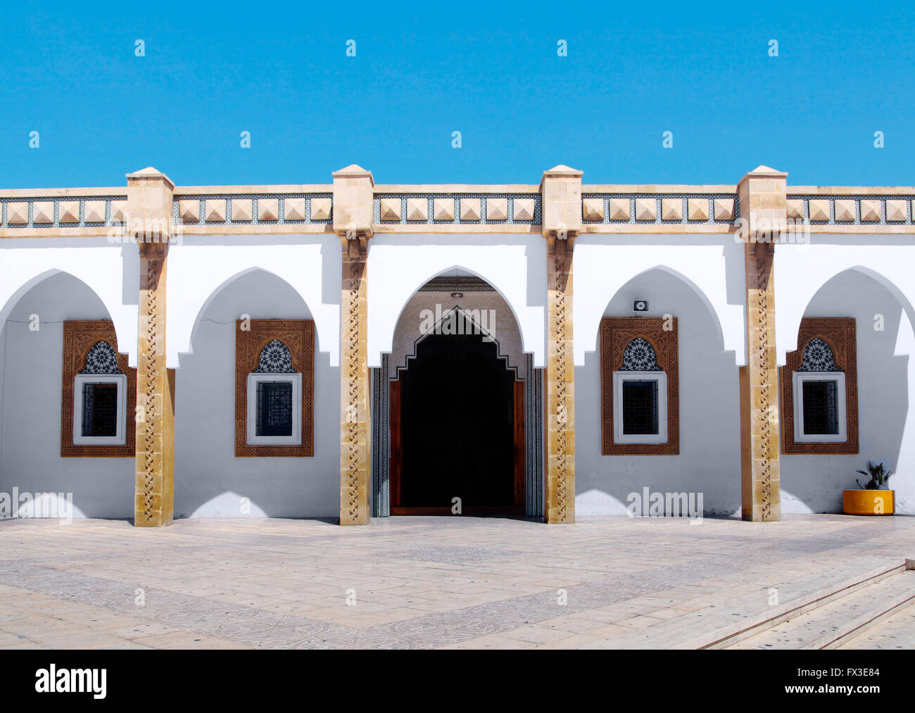 Arabic architecture at Loubnan Mosque, Agadir, Morocco Stock Photo - Alamy
