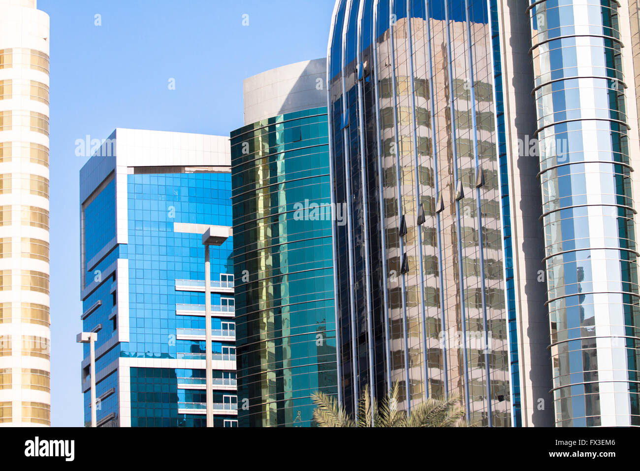 Skyscapes Abu Dhabi UAE Stock Photo - Alamy