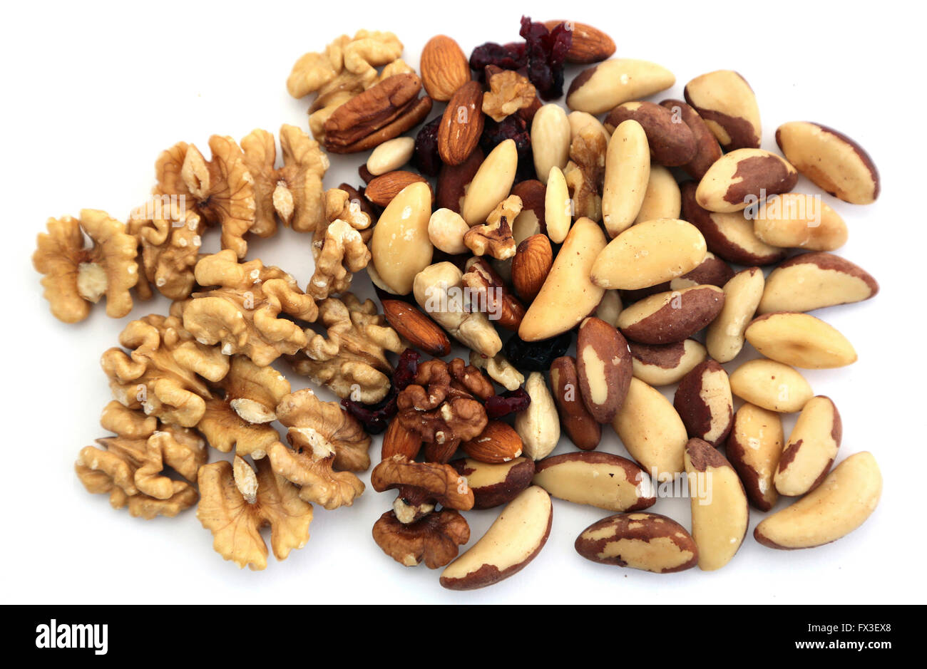 Different kind of nuts Stock Photo - Alamy