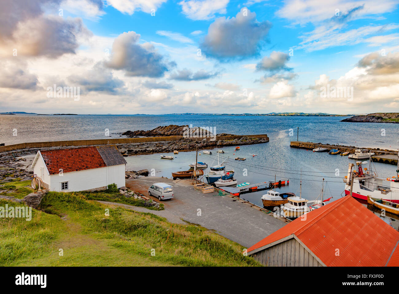 Traditional small harbor village hi-res stock photography and images ...